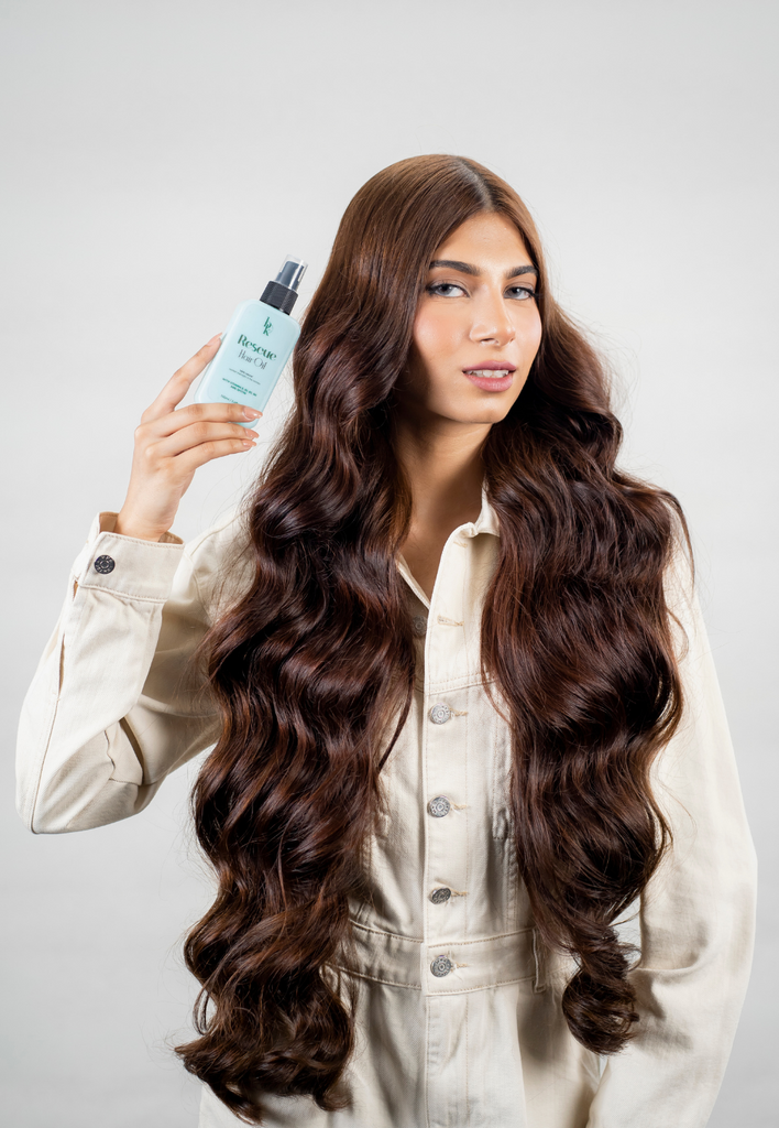 Bk Care - Rescue Hair Oil made with 100% Organic Ingredients – Bisma Khan Enterprise