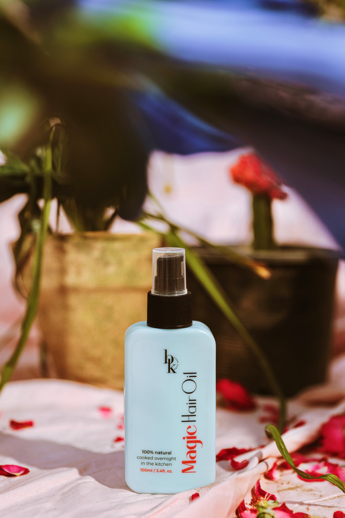 Bk Care - Magic Hair Oil made with 100% Organic Ingredients – Bisma Khan Enterprise